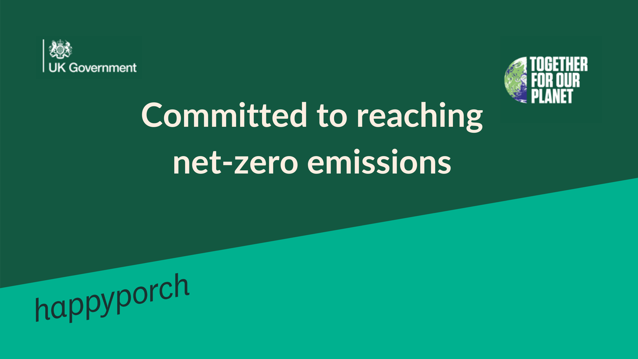 Committed to reaching net-zero emissions